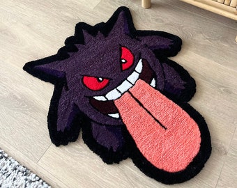 Gengar Custom Tufted Rug: 3D High Pile Carpet - Etsy UK