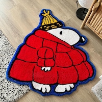 Custom Snoopy Rug - Etsy