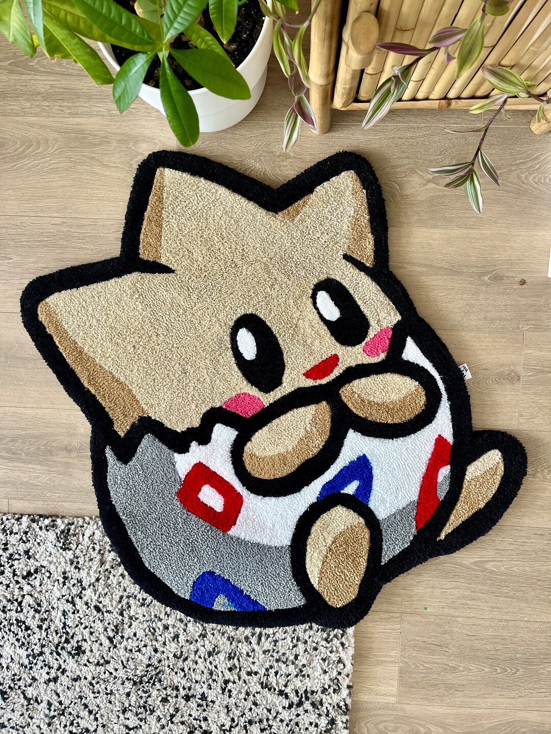 Togepi Handtufted Custom Rug - Etsy