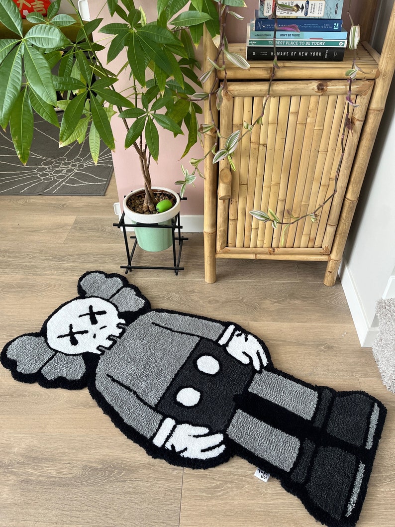 Kaws Handtufted Custom Rug - Etsy