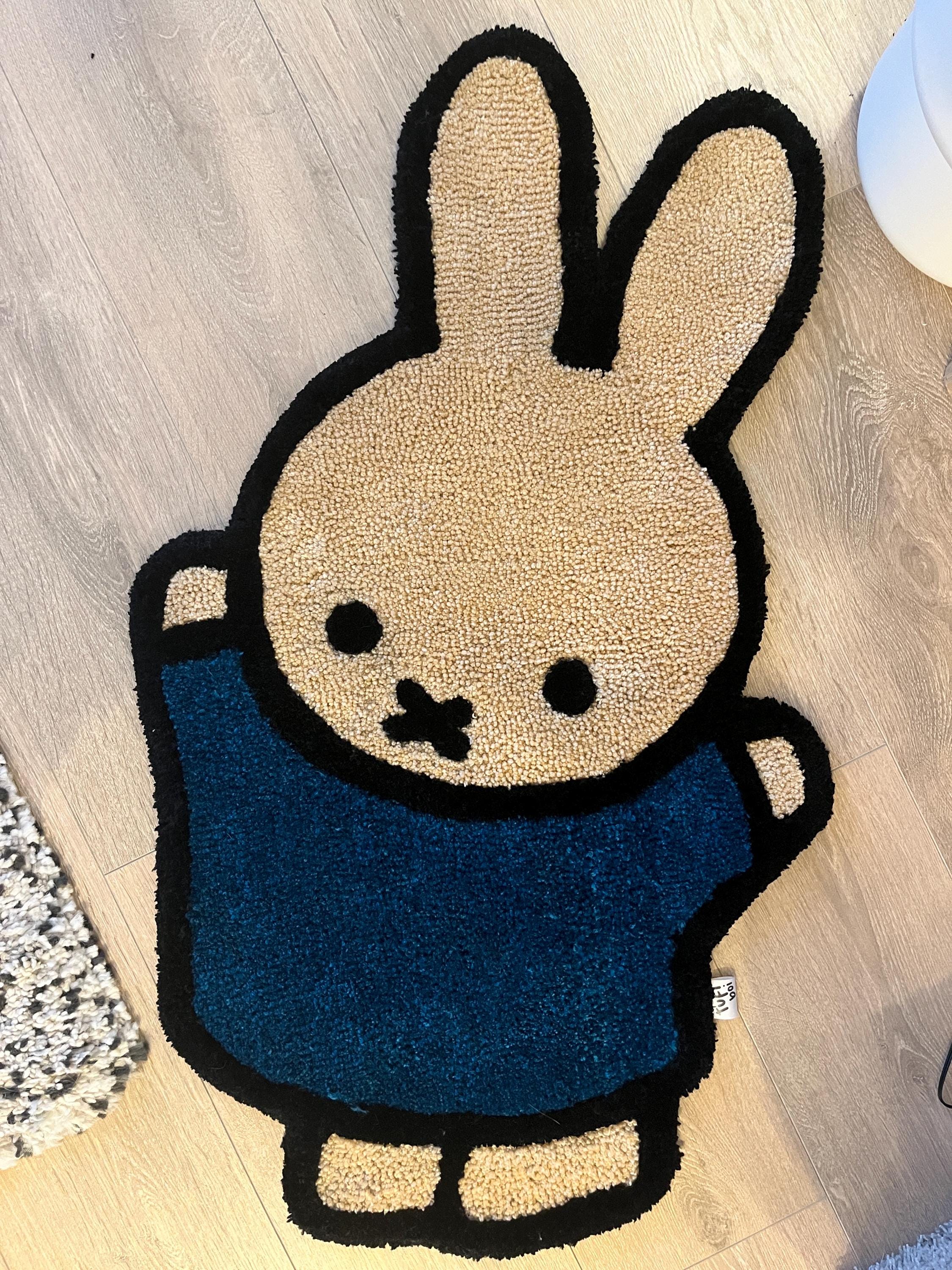 Miffy Bunny Hand-tufted Custom Rug - Etsy