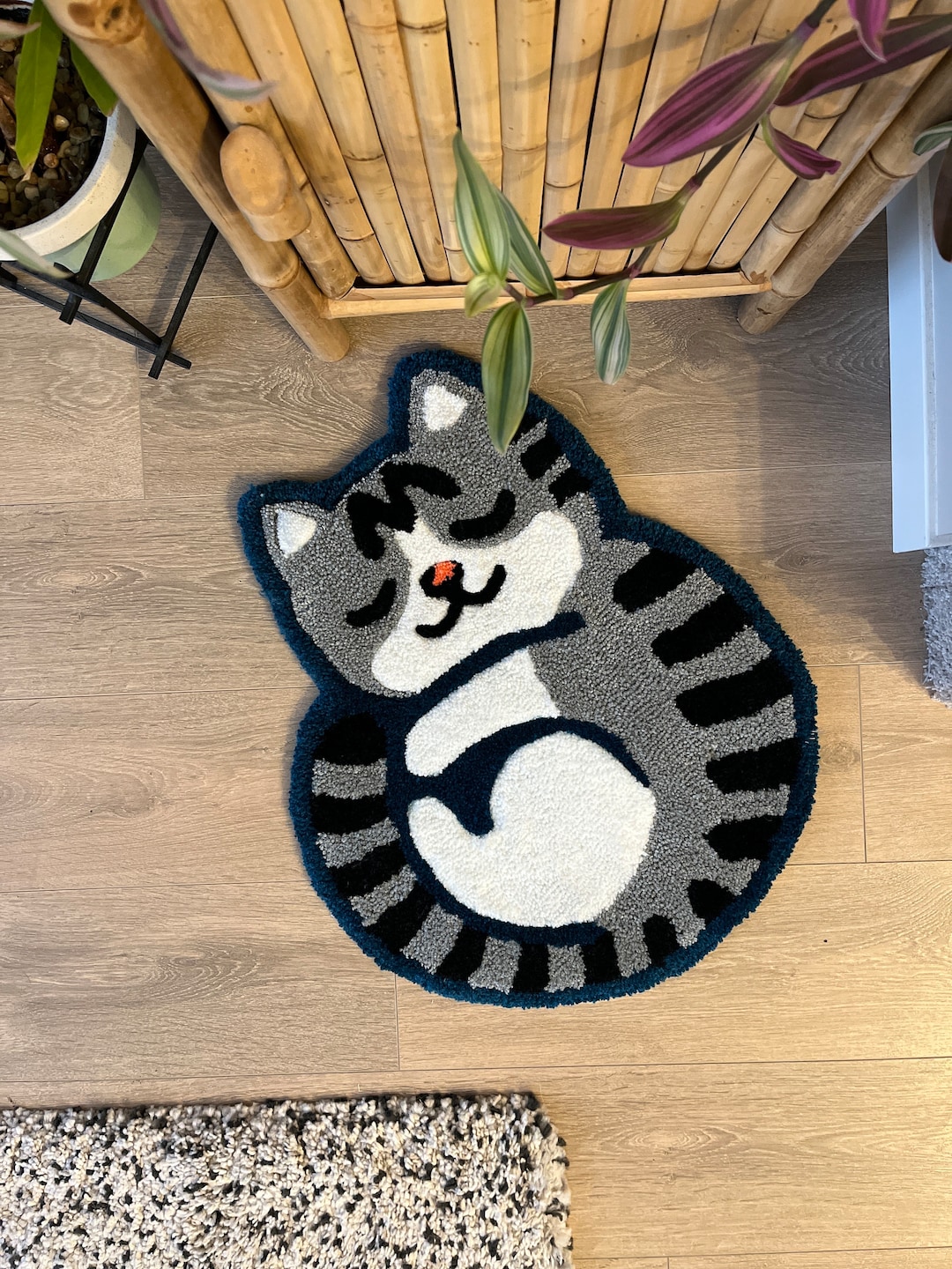 Cat Hand-tufted Custom Rug - Etsy