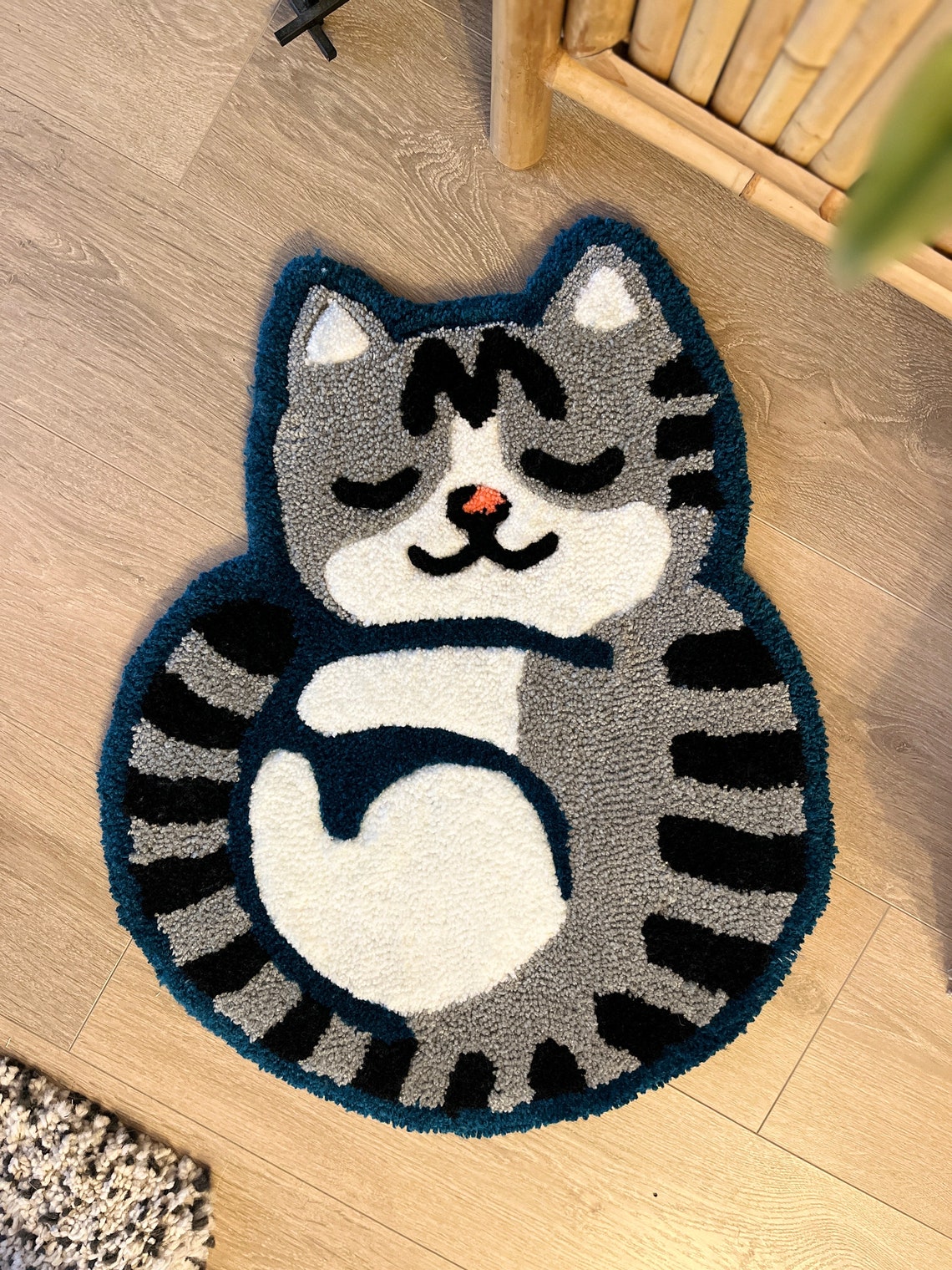 Cat Hand-tufted Custom Rug - Etsy