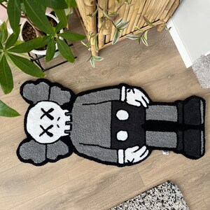 Kaws Handtufted Custom Rug - Etsy