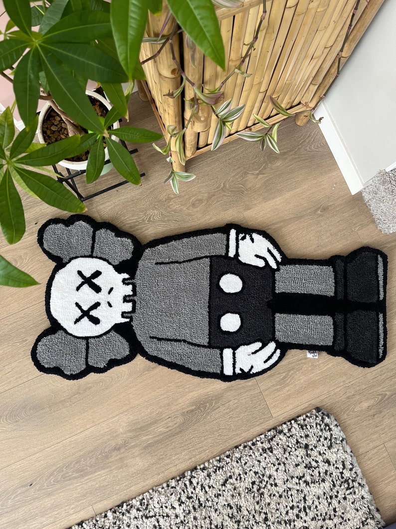 Kaws Handtufted Custom Rug - Etsy