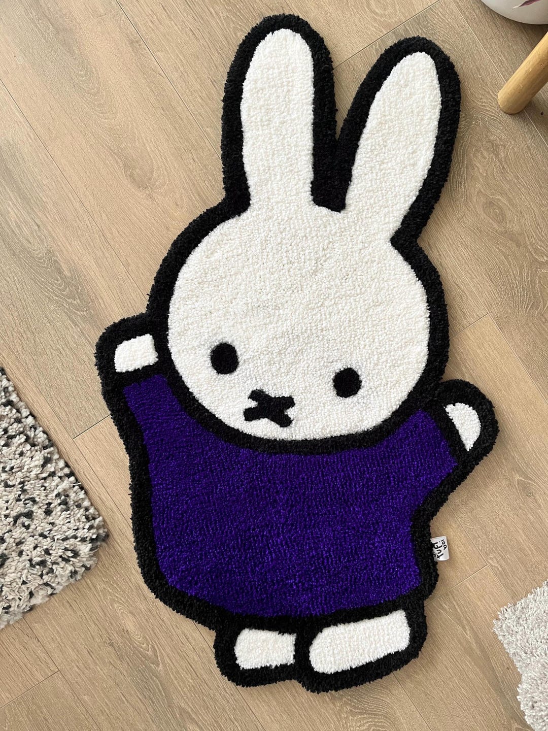 Miffy Bunny Hand-tufted Custom Rug - Etsy