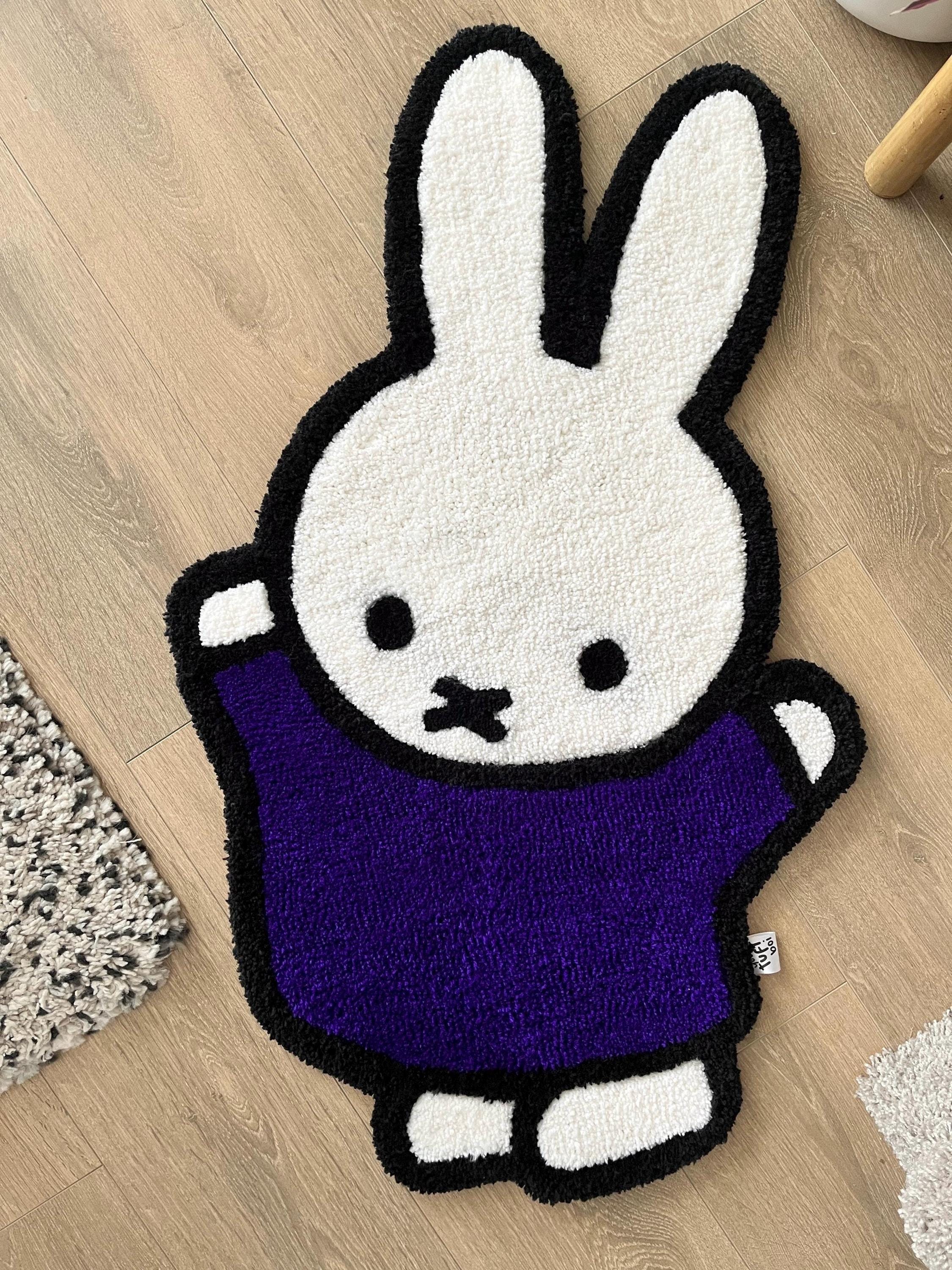 Miffy Bunny Hand-tufted Custom Rug - Etsy