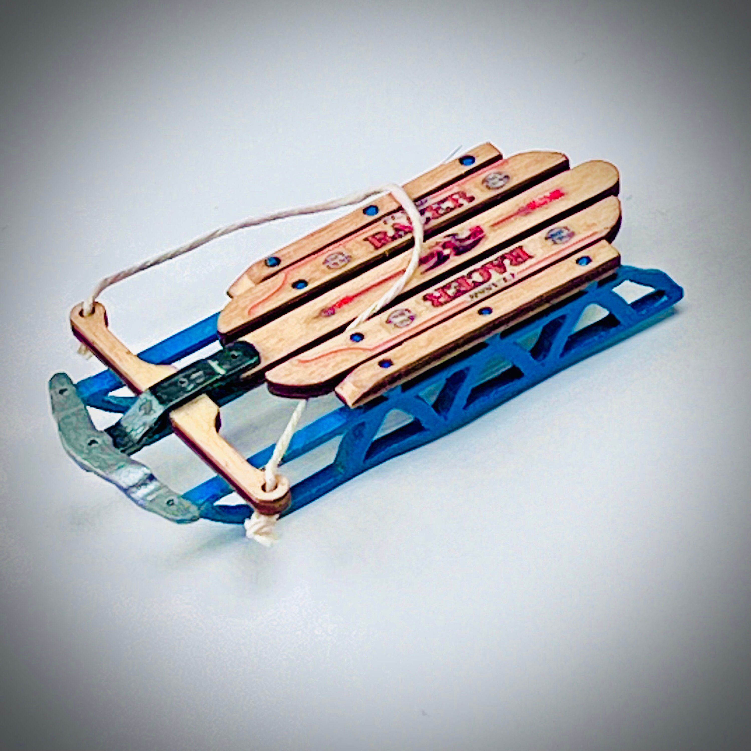 Sled, Racing Sled, Ornaments, Classic, Mini Sled, Handmade, Christmas ...