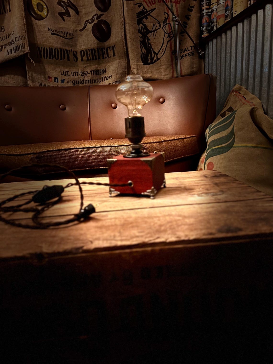 Steampunk Edison Lamp - “ the Outpost” Handcrafted. - Etsy