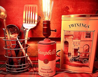 Vintage Red Safety Gas Can Lamp - Etsy