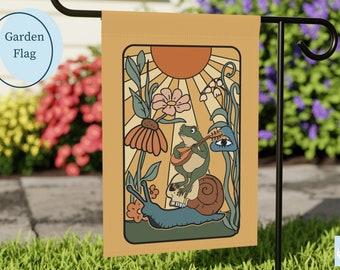 Werewolf Garden Flag Werewolf Farm Flag Cryptid Decor - Etsy