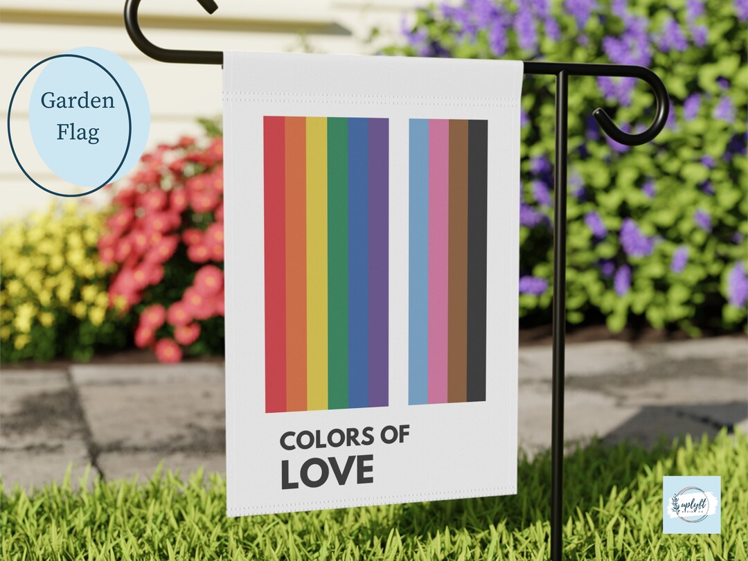 Colors of Love Inclusive Pride Flag LGBTQ Flag Gay Pride Flag Pride ...
