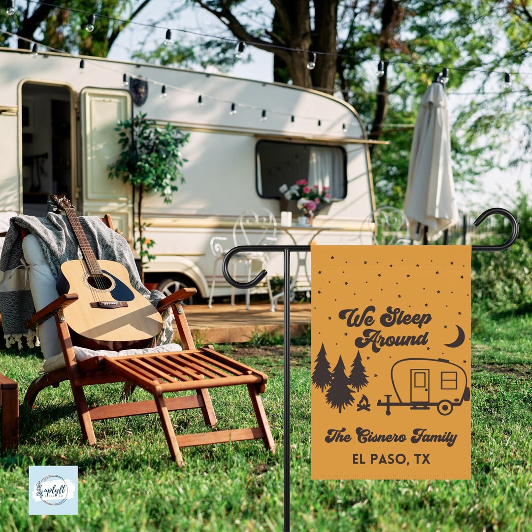 Funny Personalized Camping Flag, RV Flag Personalized Camp Flag, Custom ...