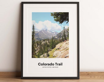 Colorado Trail Poster Print - Etsy