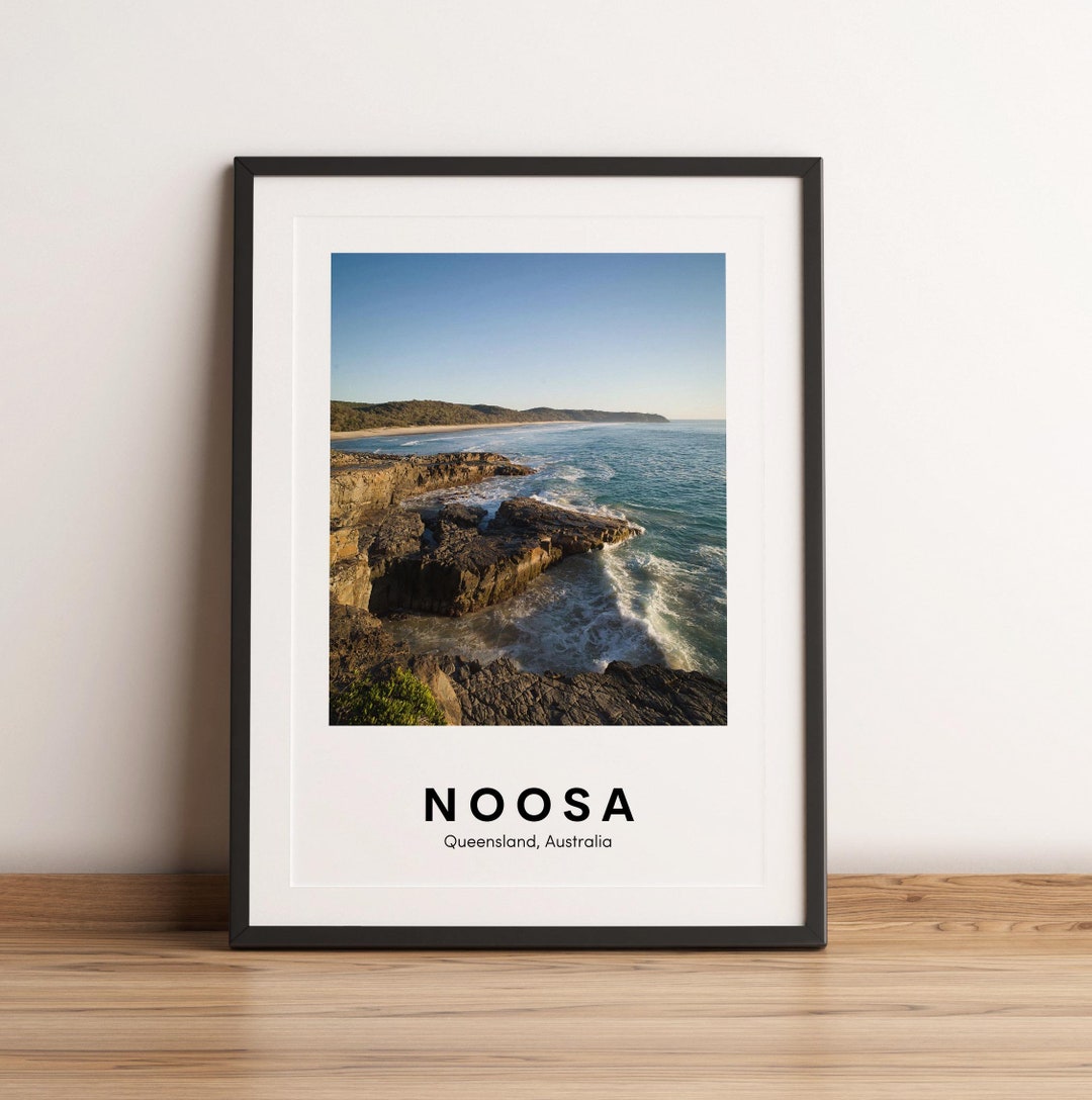 Noosa Art Print, Noosa Travel Poster, Noosa Wall Art, Noosa Photography, Sunshine Coast ...