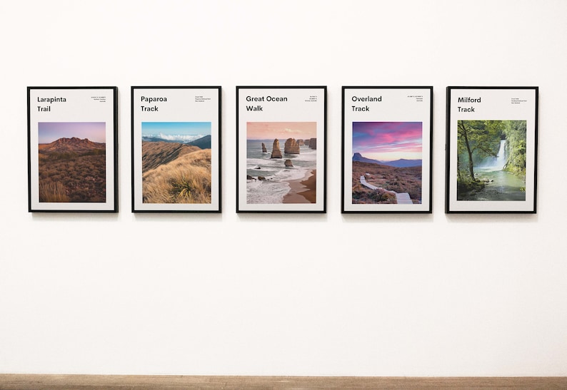 Overland Track Art Print, Overland Track Poster, Overland Track Trail ...