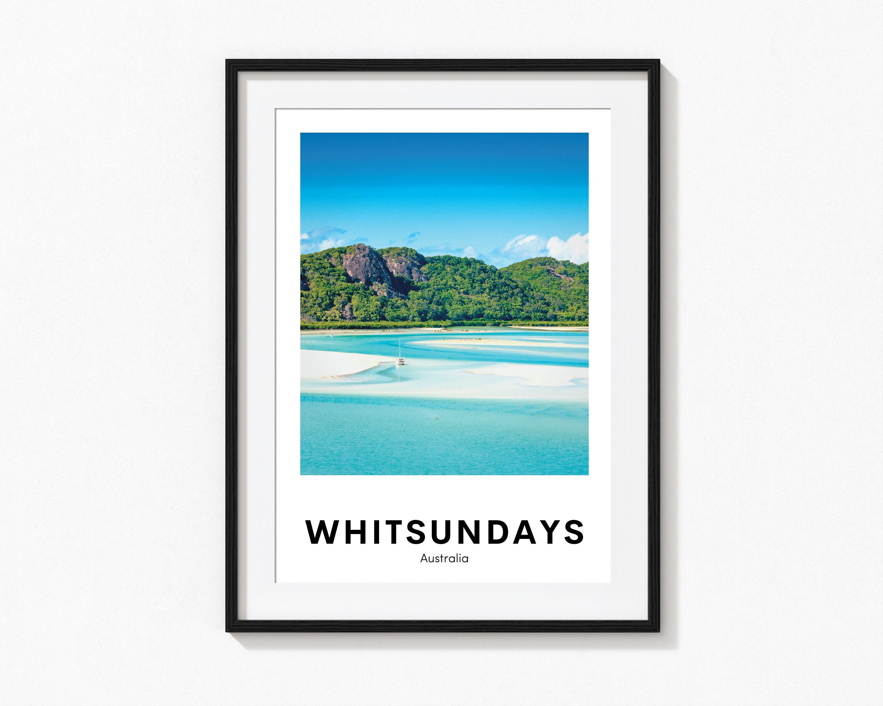 Whitsundays Downloadable Art Print, Whitsundays Travel Poster ...