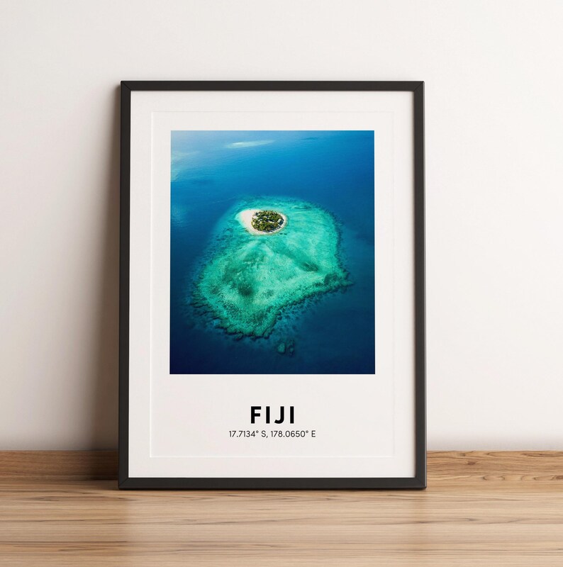 Fiji Print Digital Download, Fiji Travel Poster, Fiji Wall Art, Fiji ...