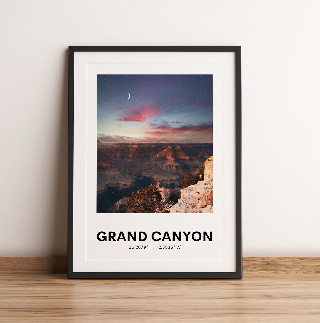 Grand Canyon Print Digital Download, Grand Canyon Travel Poster, Grand ...