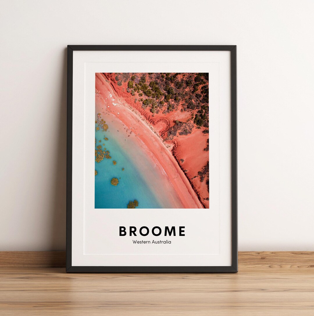 Broome Print, Western Australia Travel Print, Australia Wall Art, Ocean ...