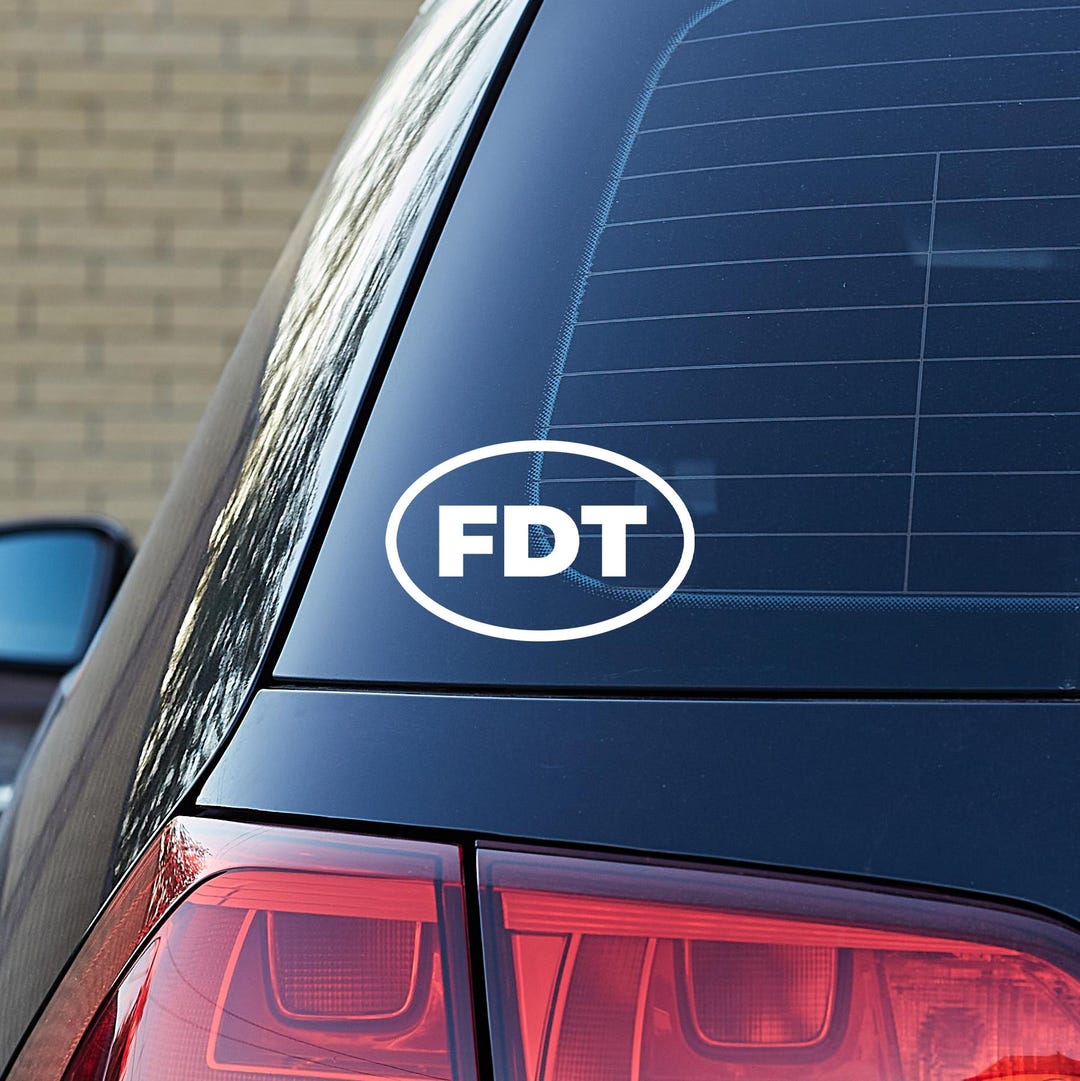 FDT Vinyl Decal: Anti-trump Waterproof Vinyl Decal for Laptops ...