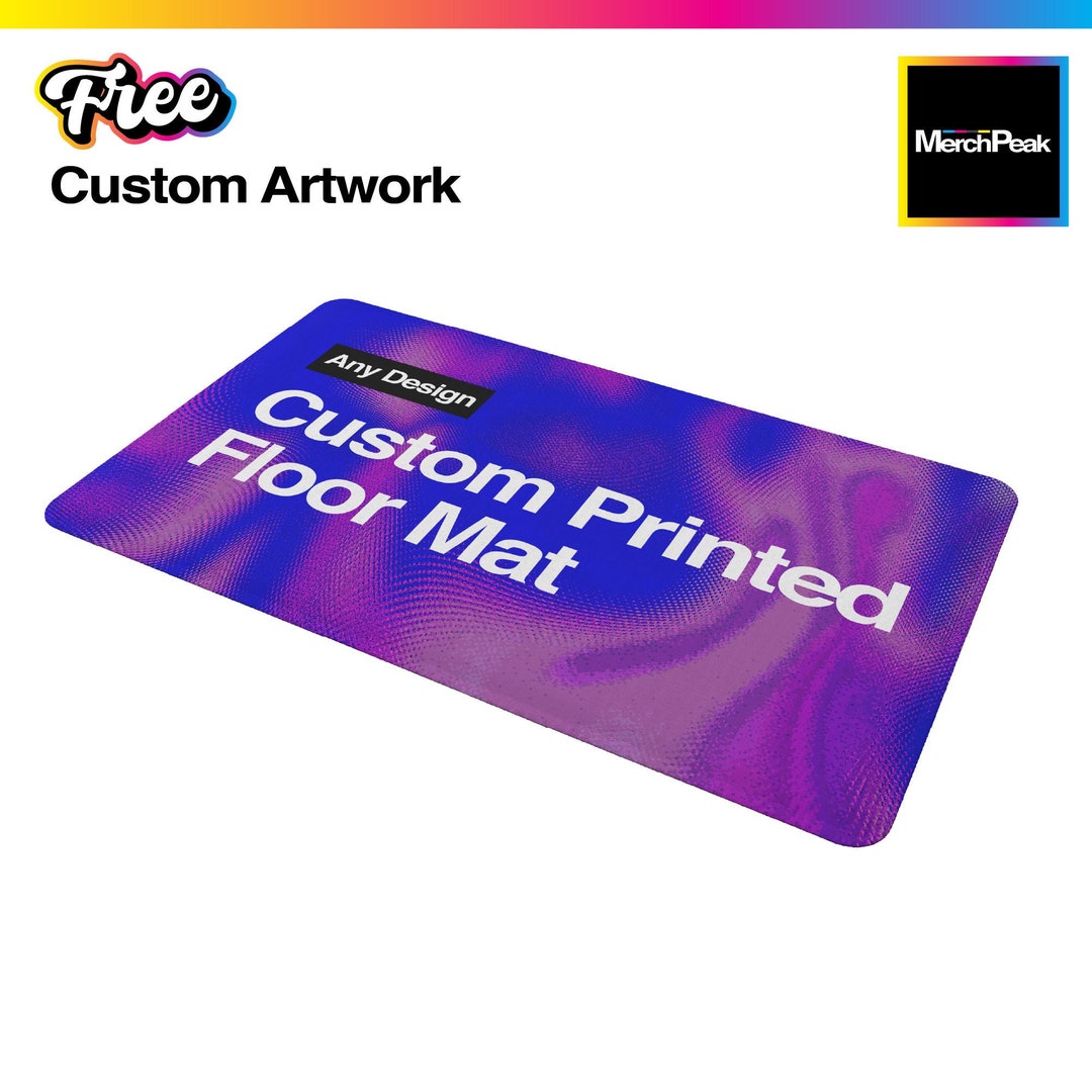 Custom Printed Flannel Floor Mat Flannel Rug 48hr Production - Etsy