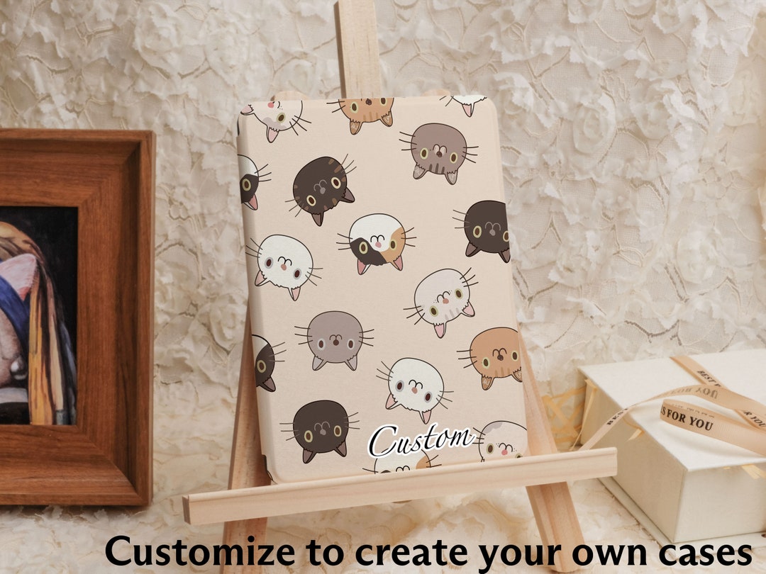 Cute Cat Cartoon All New Kindle Paperwhite 2022 Case Kindle Case ...