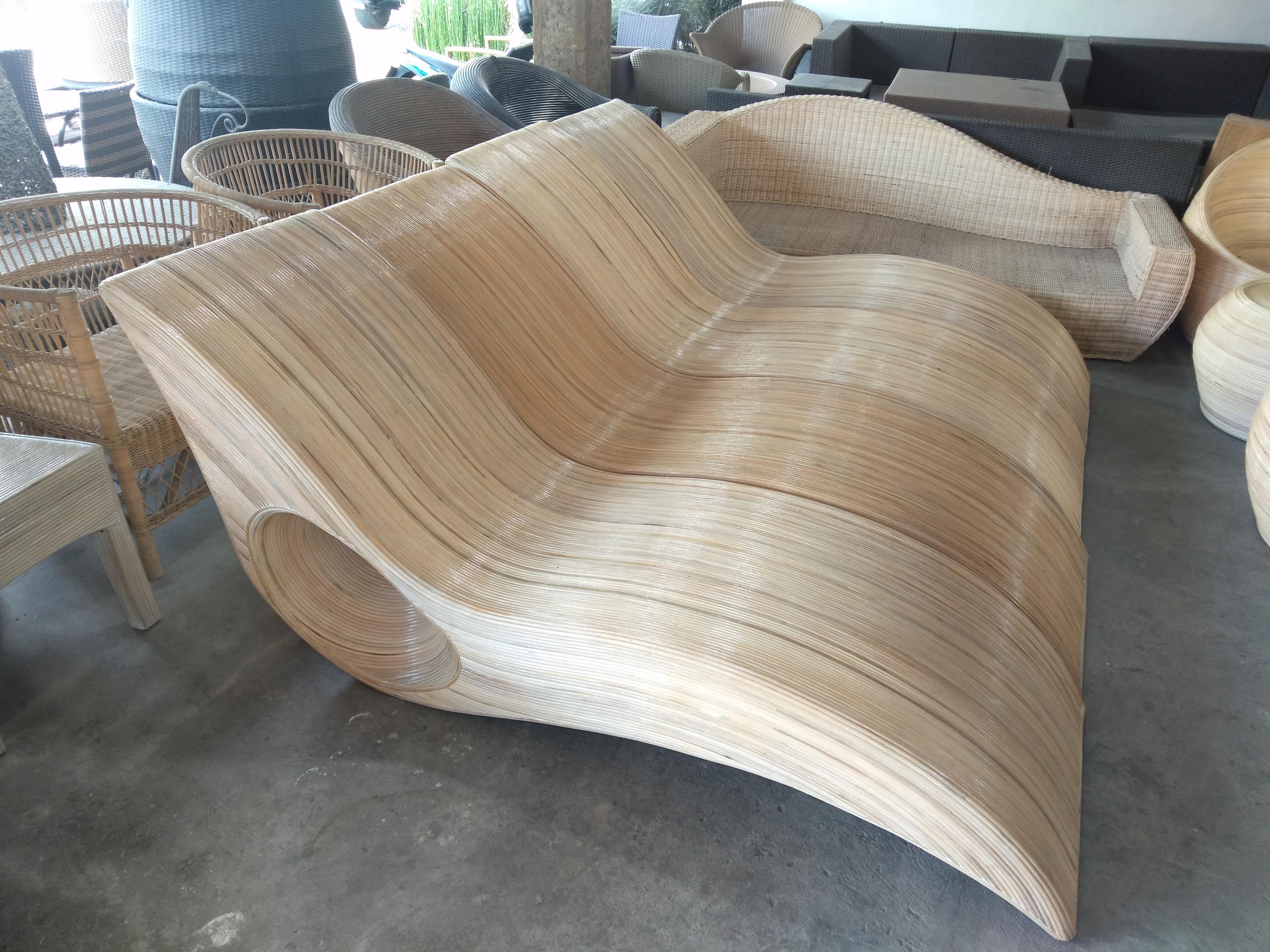 Natural Rattan Lounge Chair - Etsy