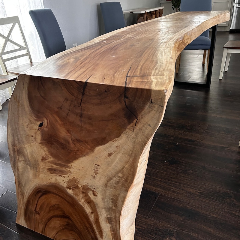 Live Edge Dining Table - Etsy