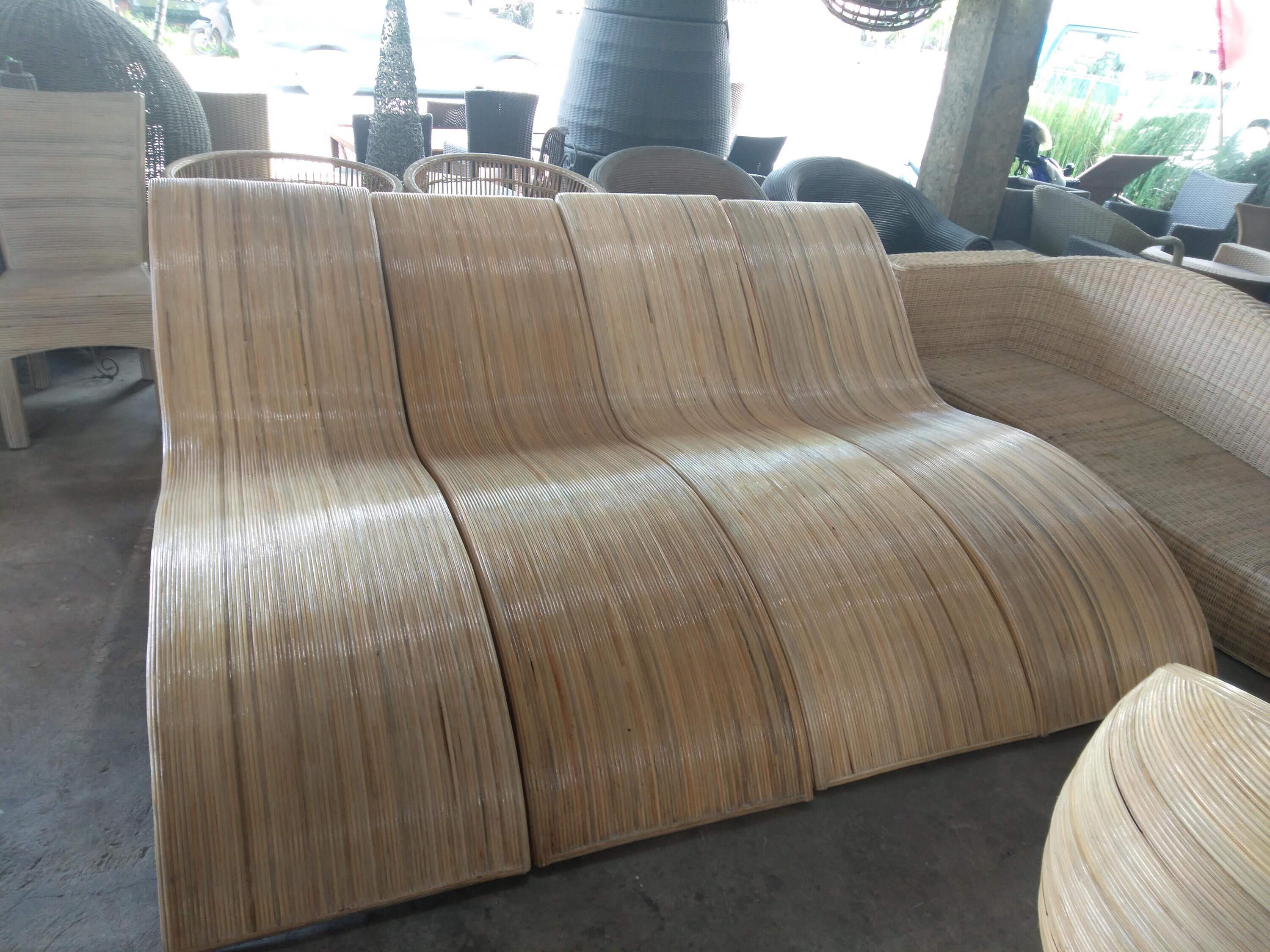 Natural Rattan Lounge Chair - Etsy