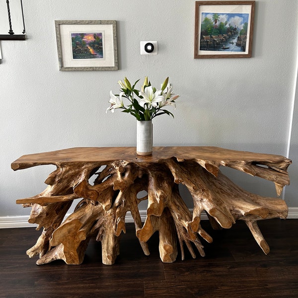 Rustic Console Table - Etsy