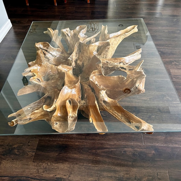 Teak Root Coffee Table - Etsy