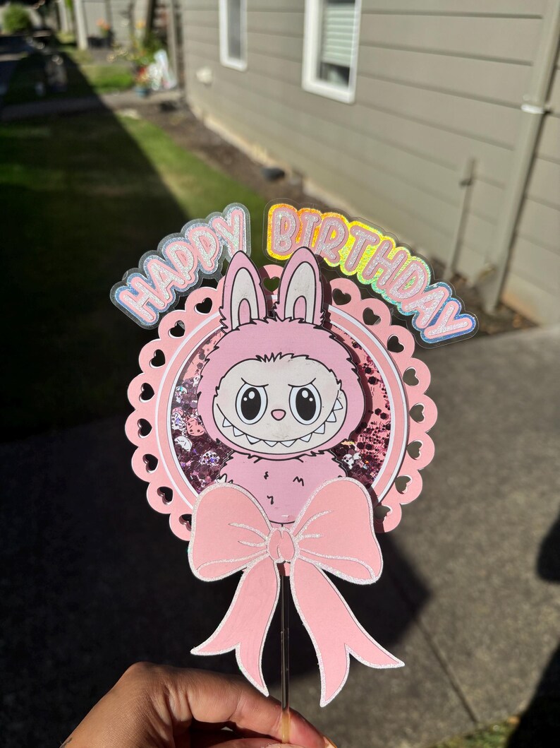 Labubu Cake Topper, Labubu Party, Labubu Theme, Labubu Topper, Labubu ...