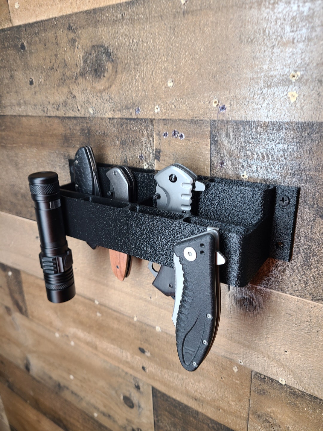 Pocket Knife Wall Mount Display Holder, Kershaw, Spyderco, Gerber - Etsy