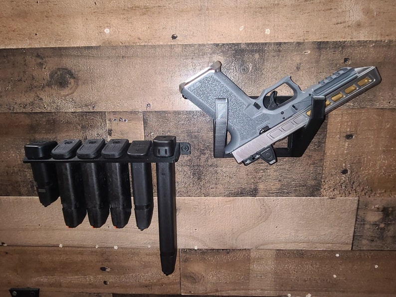 Glock and Magazine Wall Mount Combo - Etsy
