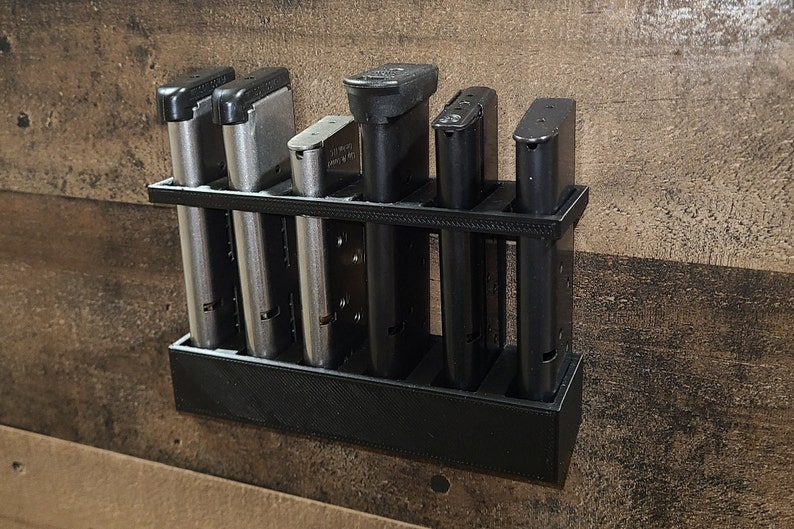 Single Stack Pistol Wall Mounted Magazine Holder 1911, 22lr, EZ. - Etsy