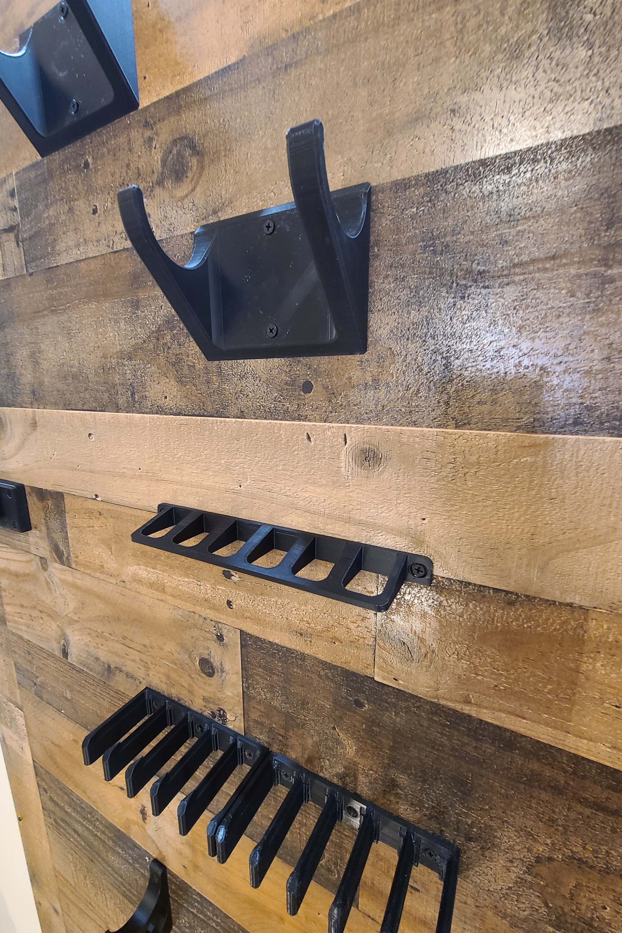 Gun Room Wall Mount Combo Kit 2 Ars, 3 Pistols, 2 Long Guns, and Mag ...