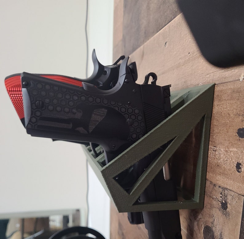 Wall Mounted Pistol Rack - Etsy