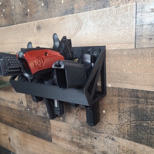 Wall Mounted Pistol Rack - Etsy
