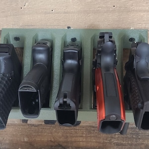 Wall Mounted Pistol Rack - Etsy
