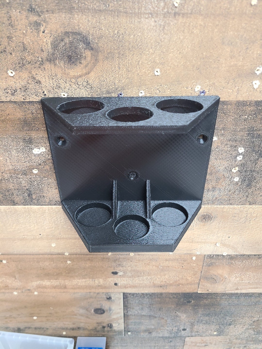 Suppressor Wall Mount Holder for Three!! 2 Side Holes Are 1 5/8 and the ...
