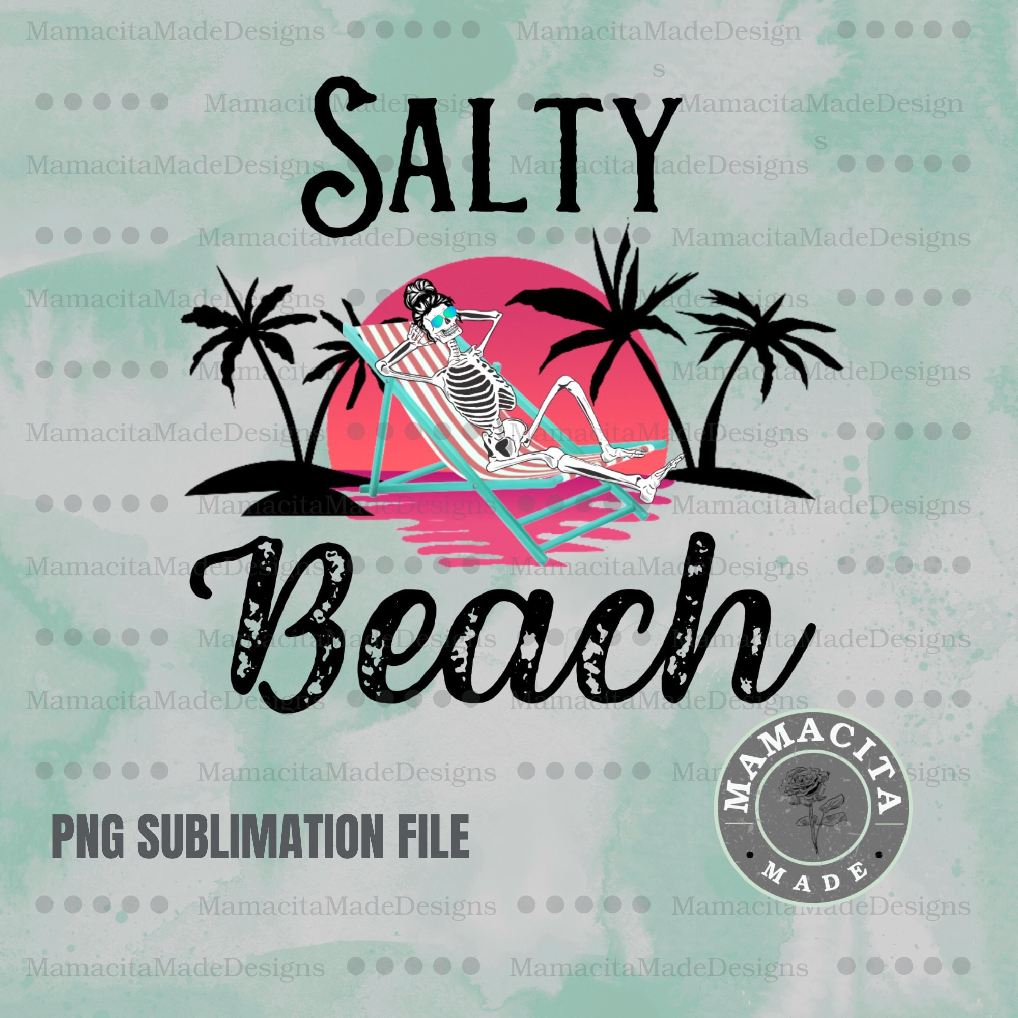 Salty Beach Png, Beach Png, Summer Png, Sunset T-shirt, Beach T-shirt ...