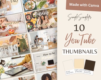 5 Aesthetic Youtube Thumbnails - Etsy