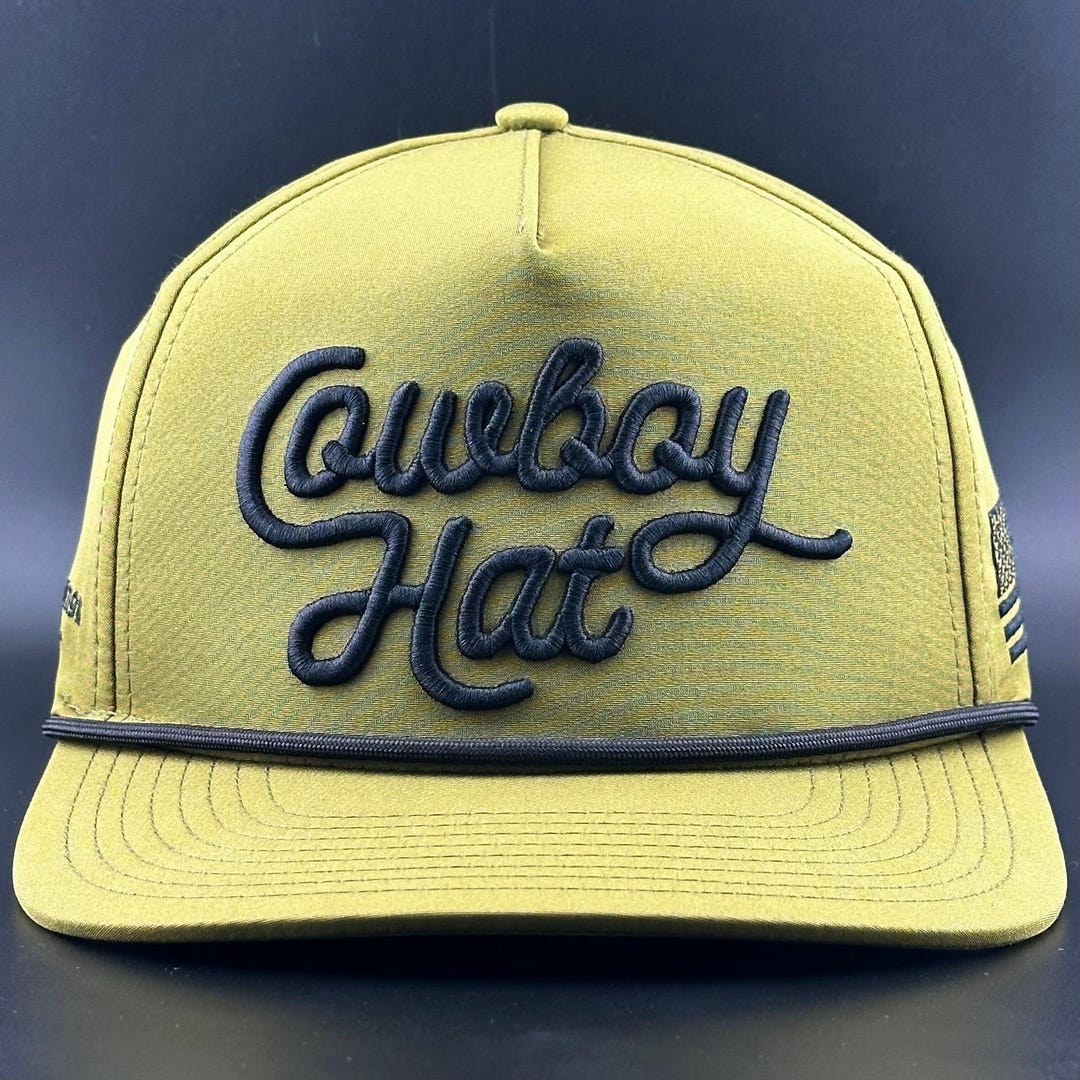 Veteran Script “cowboy Hat” - Performance Rope Hat - Etsy
