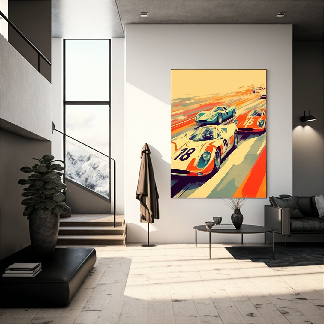 Vintage Racing – Series of (4) Posters - Etsy