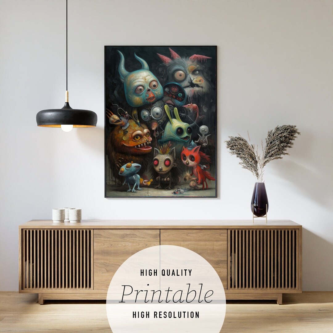 Critters – Series of (4) Posters - Etsy