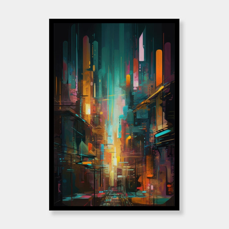 Cityscape – Series of (4) Posters - Etsy
