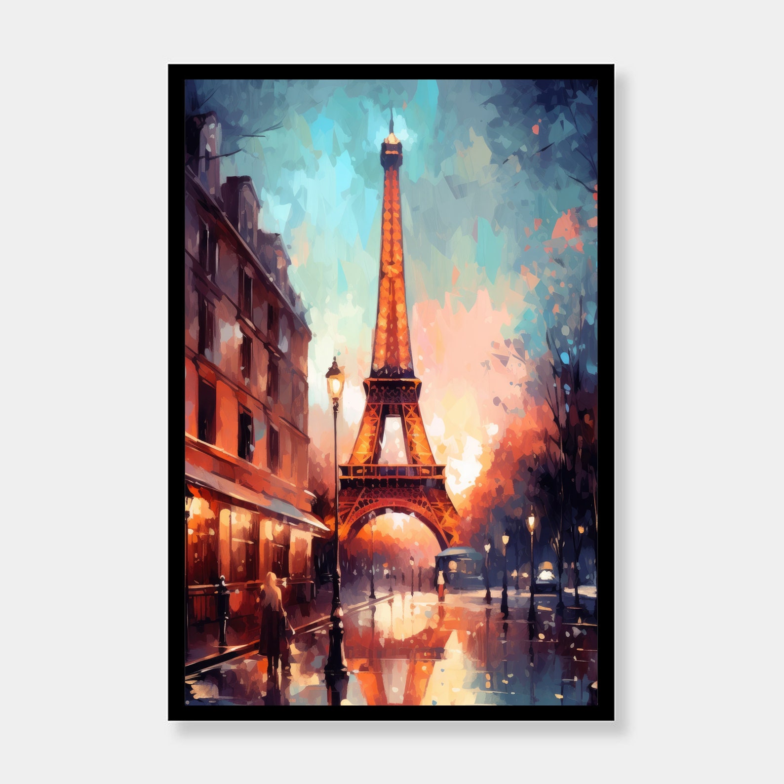 Eiffel Tower – Series of (4) Posters - Etsy