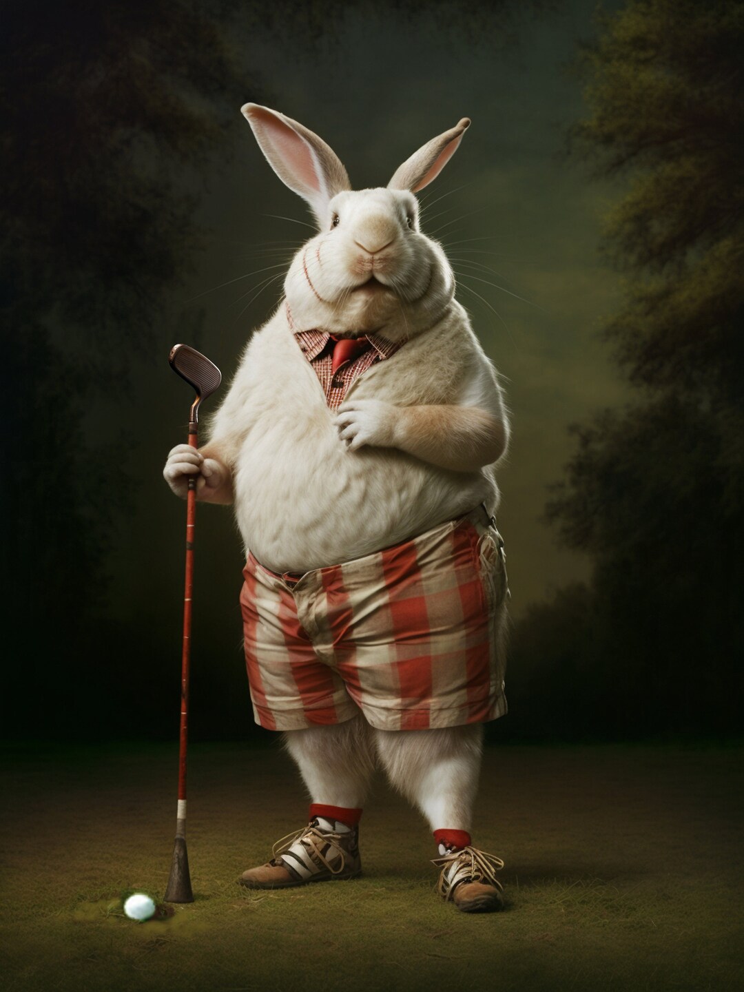 DIGITAL DOWNLOAD Best Round Ever, Golf, Bunny, Rabbit Golfing - Etsy