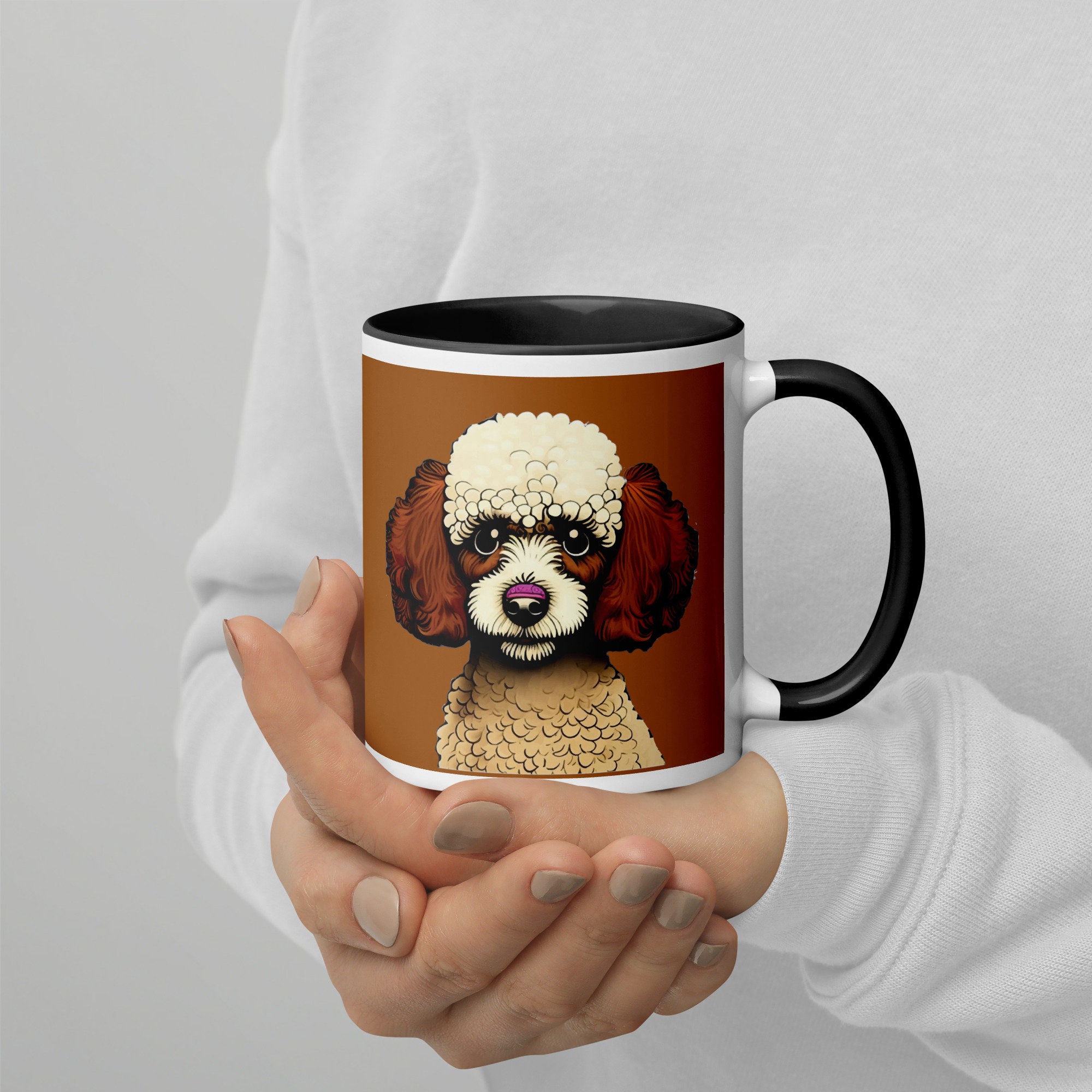 Mug With Super Cute Poodle Caricature - Etsy